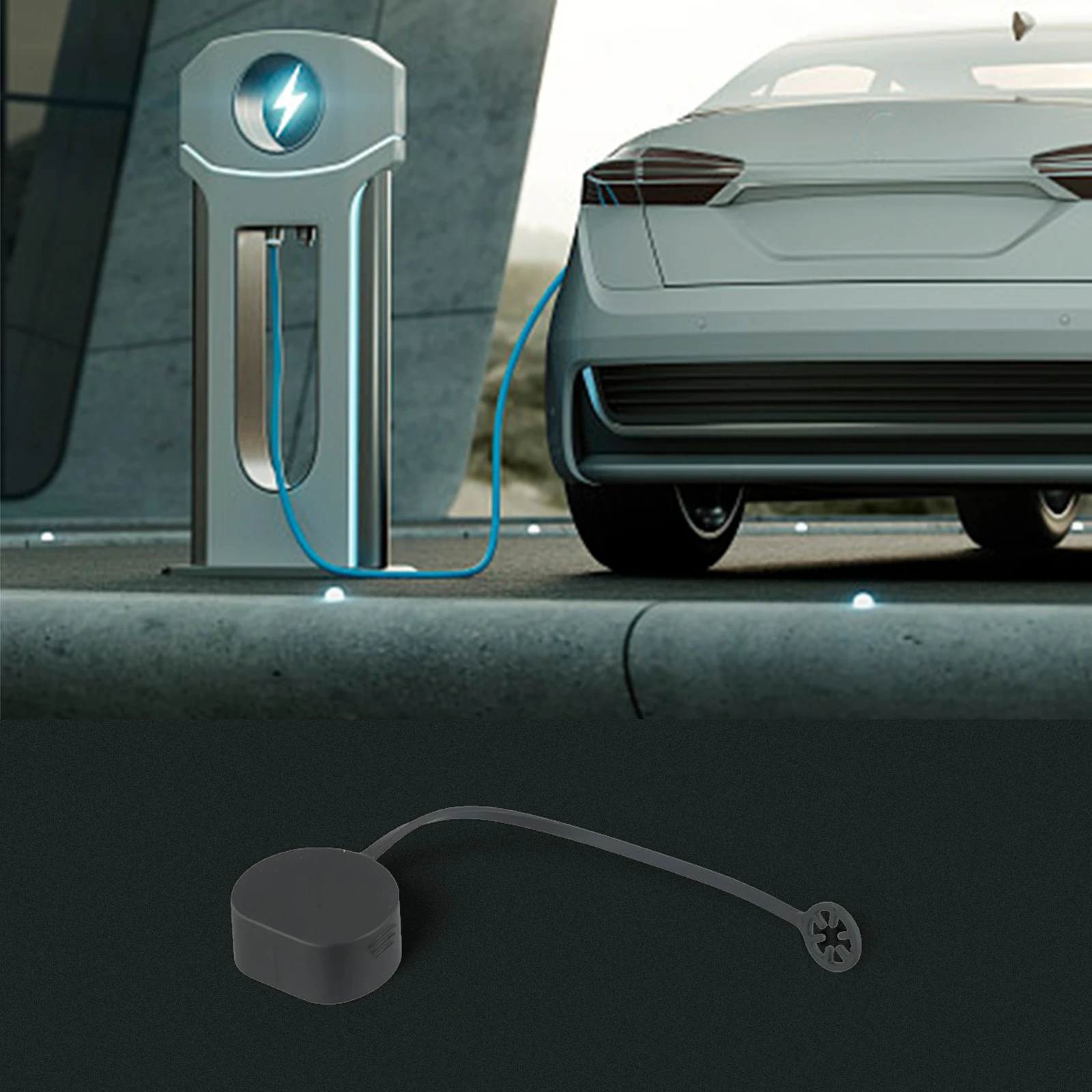 Ev Charger Holder EV Charging Port Cover For Tesla BYD MG NETA DEEPAL ...