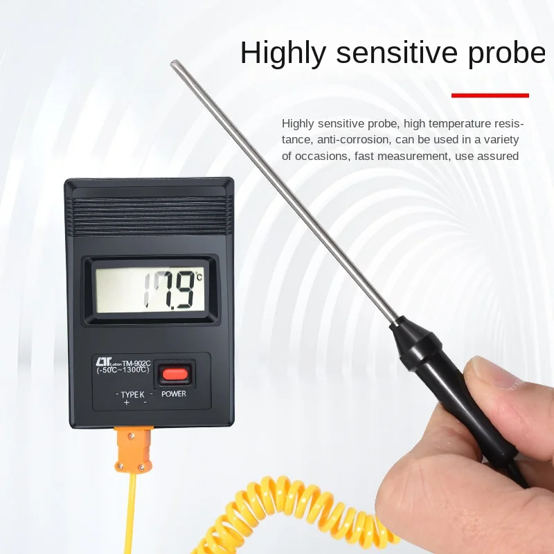 1pc-Durable-100-150-200-300-500mm-K-Type-Thermocouple-Probe-Sensor ...