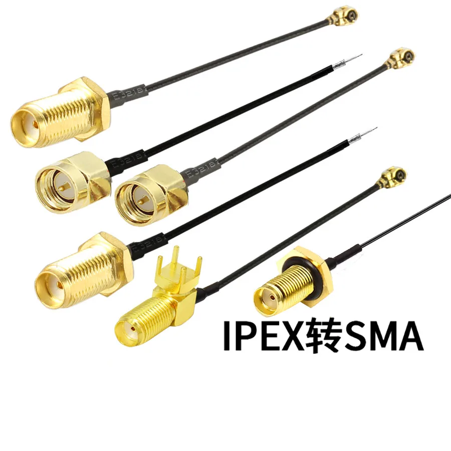 1pcs IPEX to SMA female SMA to IPX adapter wire WIFI/GSM/3G/GPS/4G module connection wire terminal
