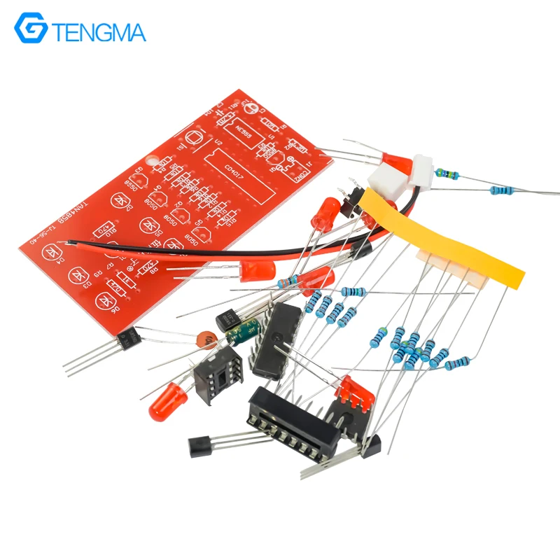 LED fun electronic dice circuit board welding exercise kit DIY ...