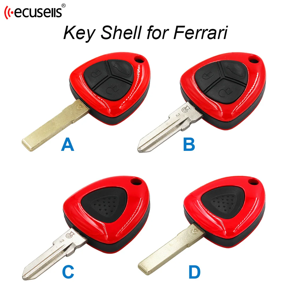 Ecusells-1-3-Buttons-Replacement-Shell-Remote-Key-Fob-Case-for-Ferrari ...