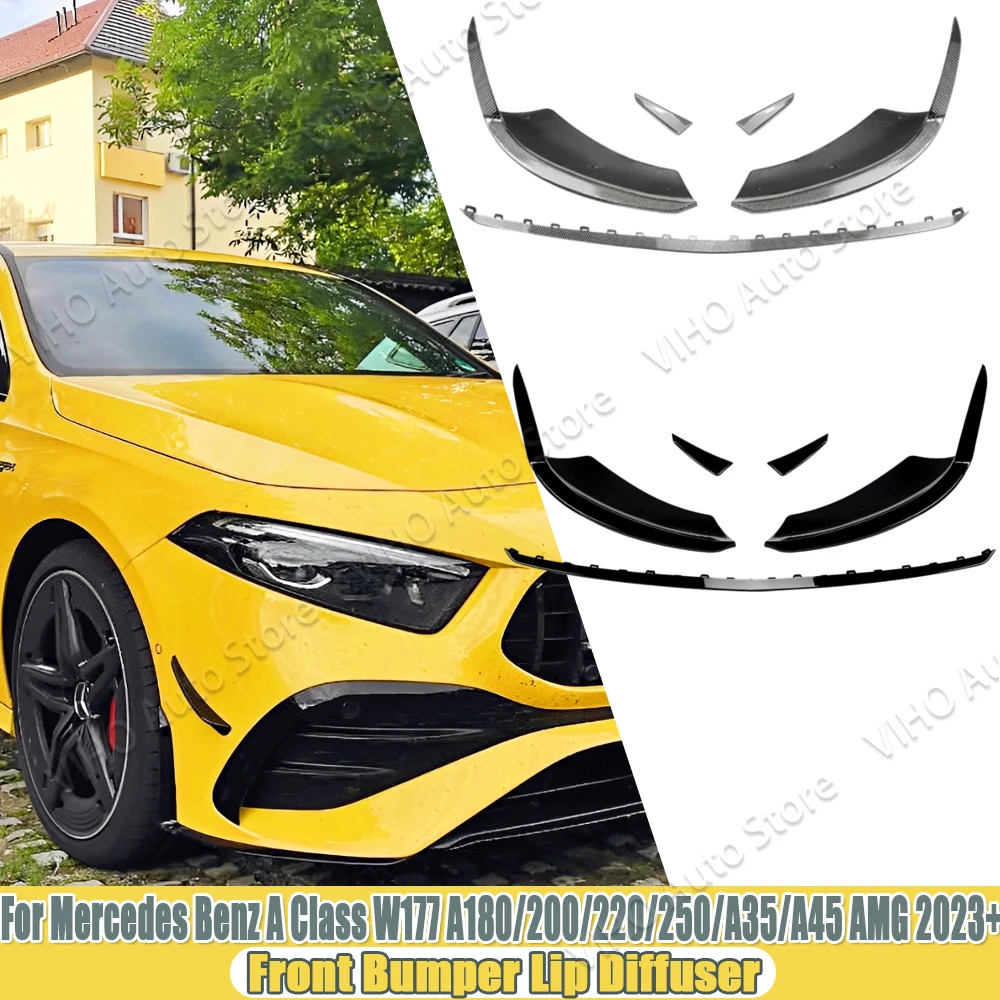Car-Front-Bumper-Lip-Splitter-Side-Air-Vent-Body-Kits-Gloss-Black-For ...