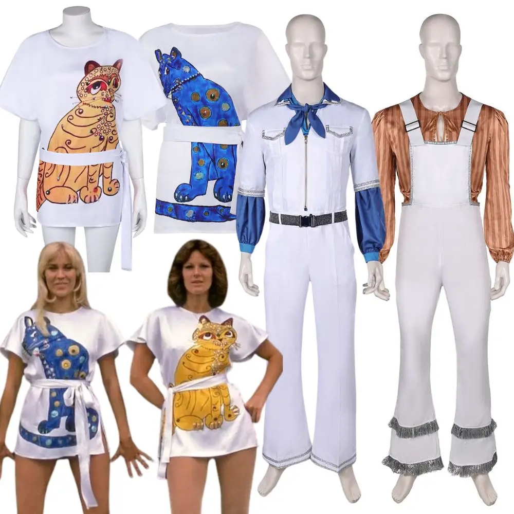 ABBA-Costume-Cosplay-Disguise-ABBA-Women-Men-Anni-Frid-Agnetha-Cat ...