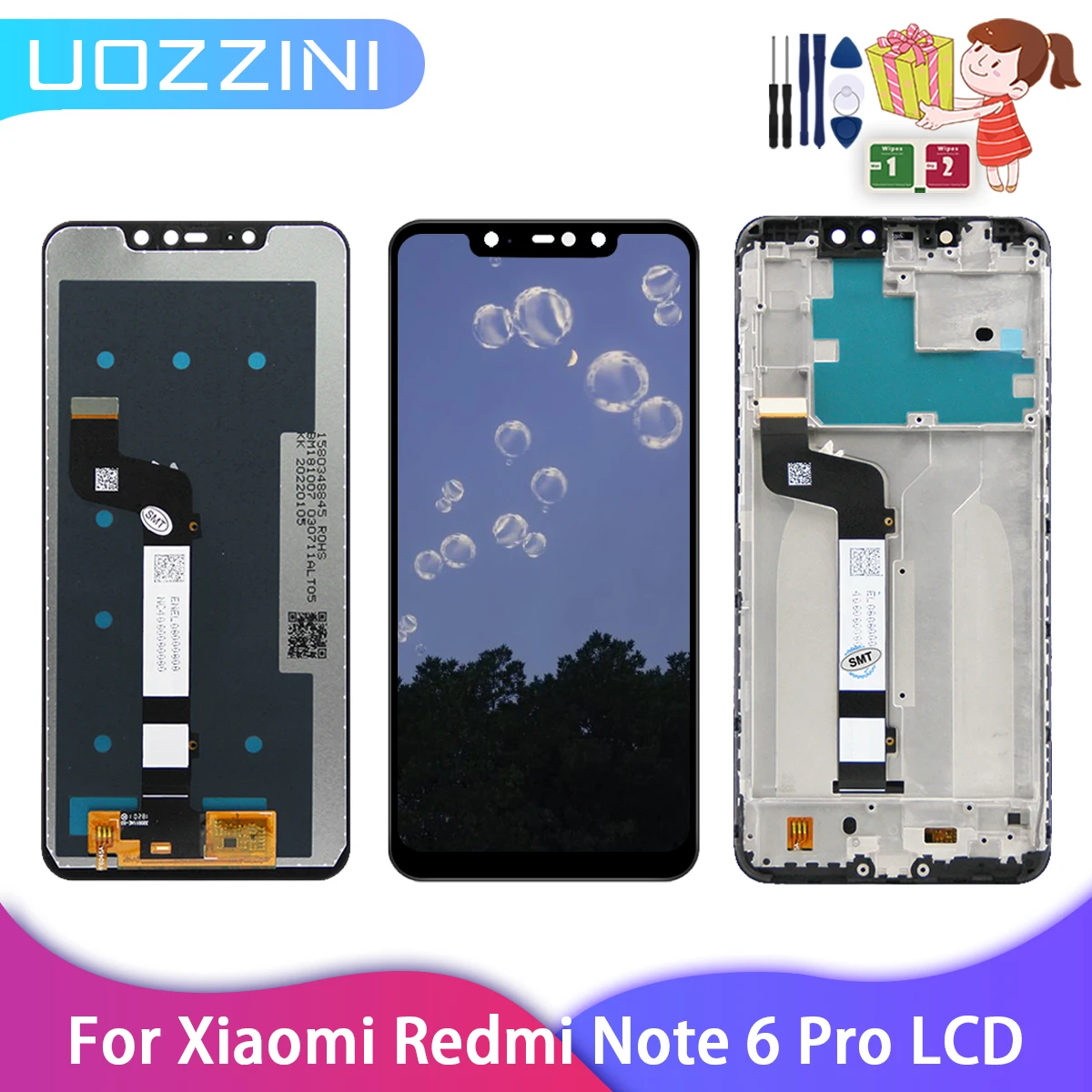 AAA-Quality-for-Xiaomi-Redmi-Note-6-Pro-LCD-Display-With-Touch-Screen ...