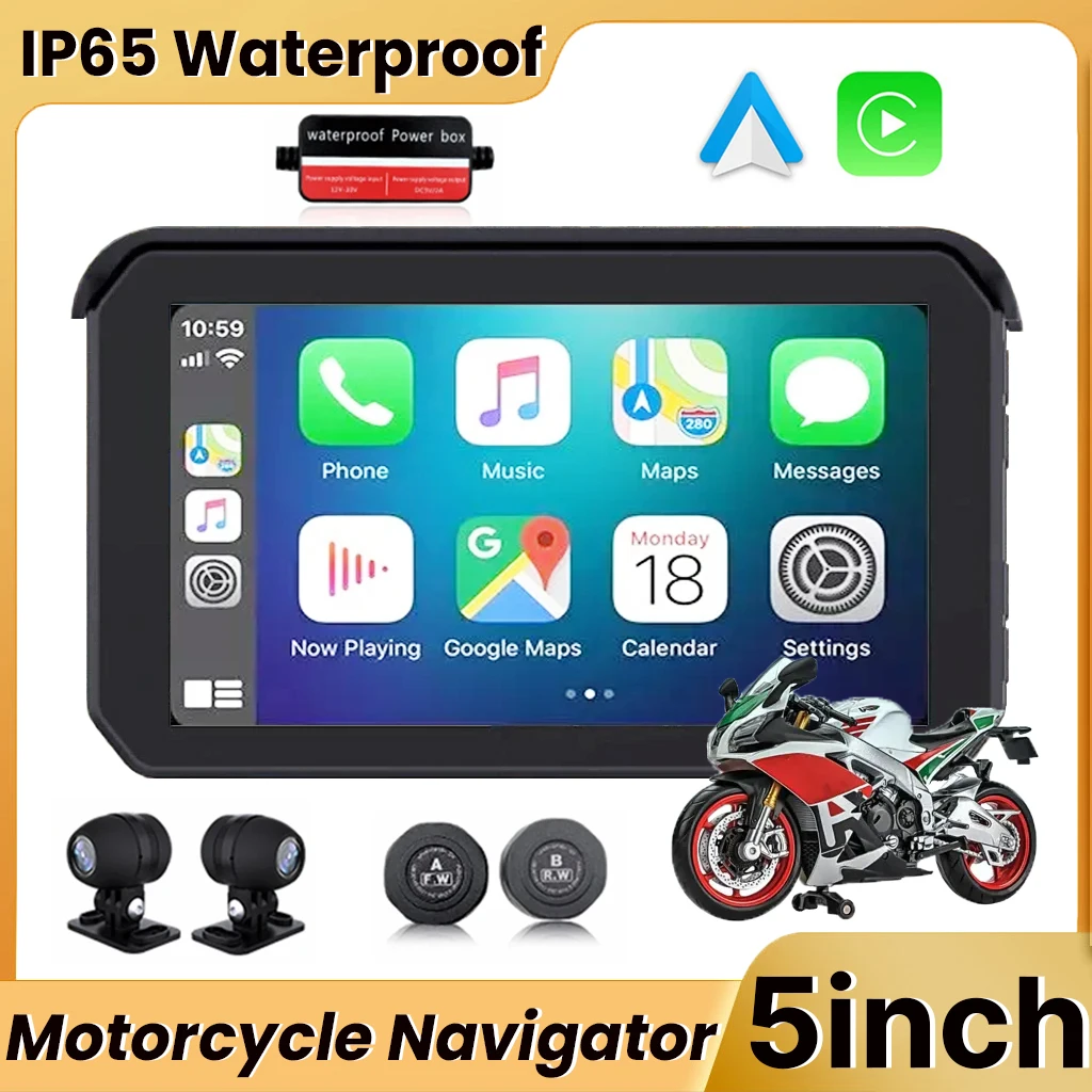 5inch-Motorcycle-GPS-Navigation-Wireless-Carplay-Android-Auto-Google ...