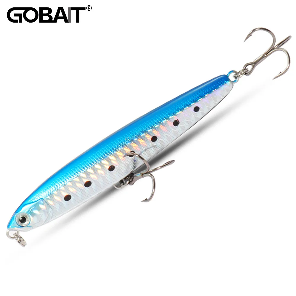 Pencil Lure Minnow Jerkbait Sinking Fishing Hook Bait 10-24g 8-10cm ...