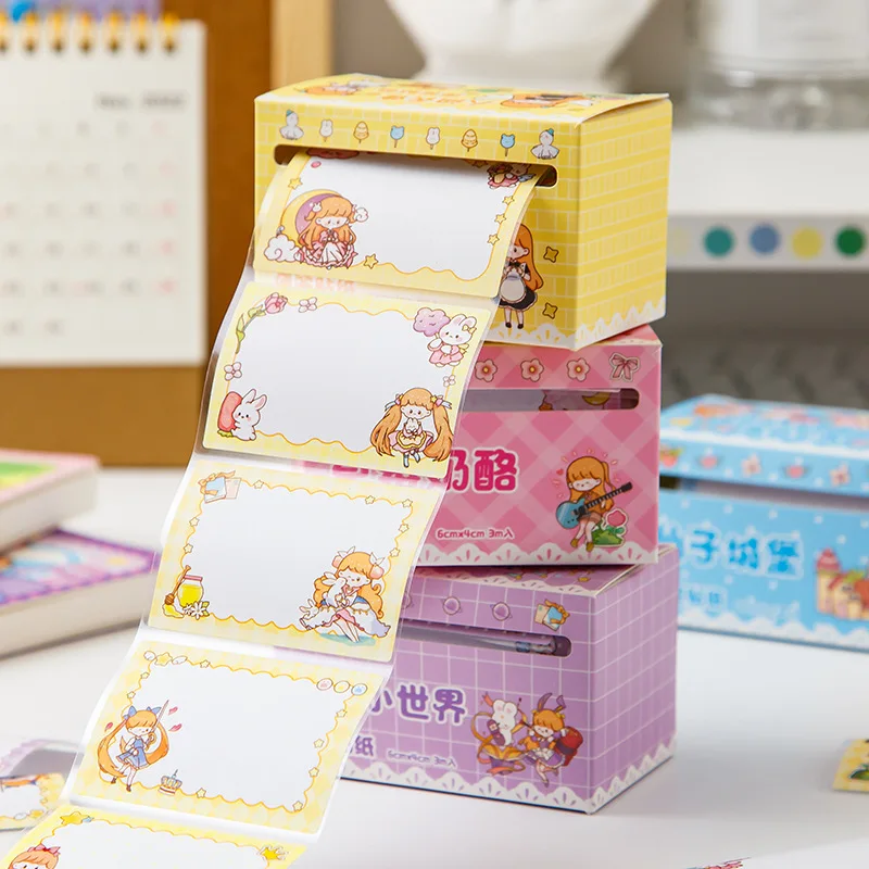70Sheets-Creative-Pull-Out-Design-Sticky-Notes-Box-Memo-Pad-Stationary ...