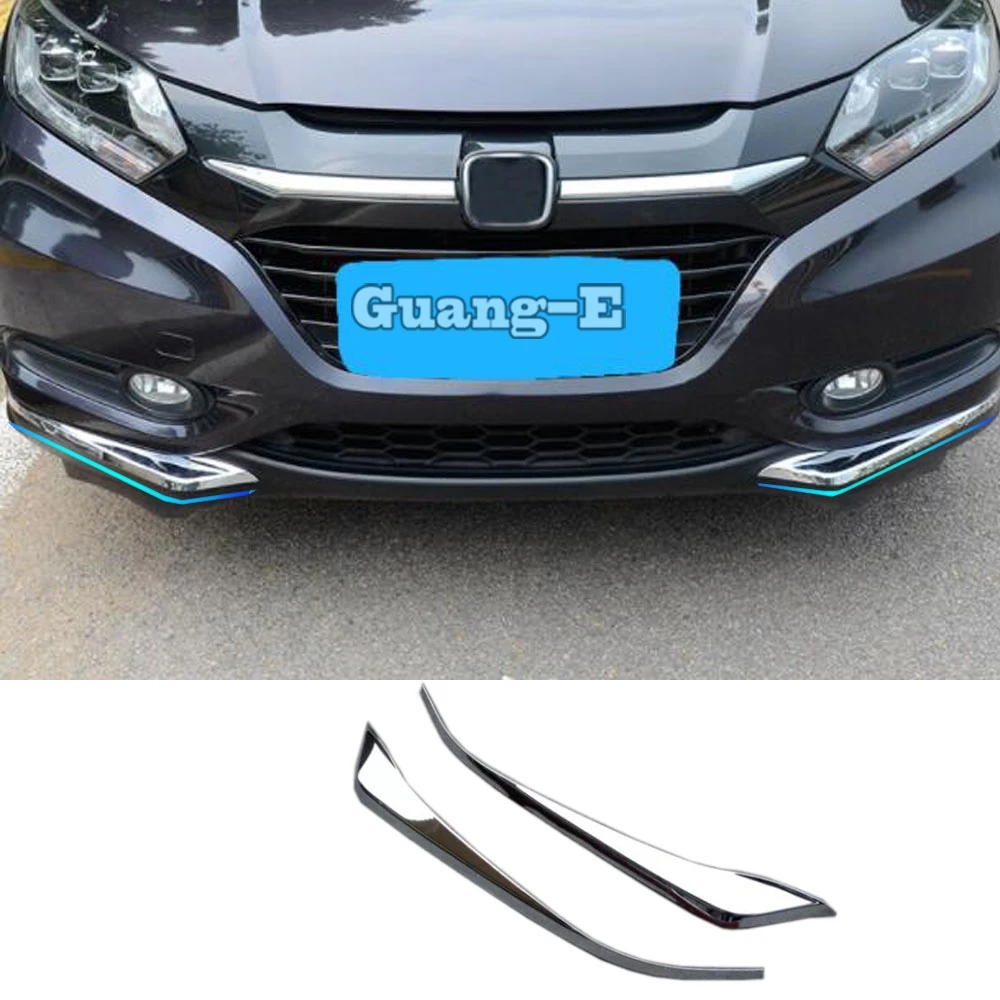 Car Front Side Bumper Corner Protection Trim Frame Abs Chrome Parts ...