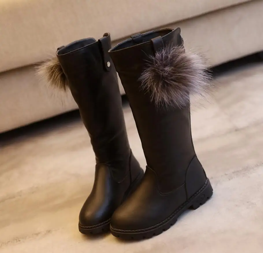 Girls-Fashion-Long-Boots-Autumn-Winter-New-Sport-Shoes-Kids-Snow-Boots ...