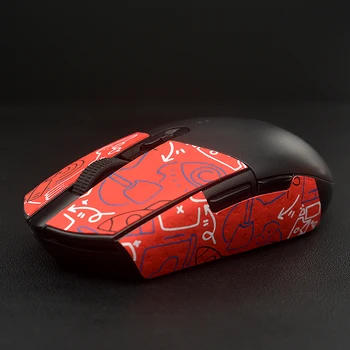 Cinta de agarre para ratón, pegatina antideslizante de piel de lagarto ...