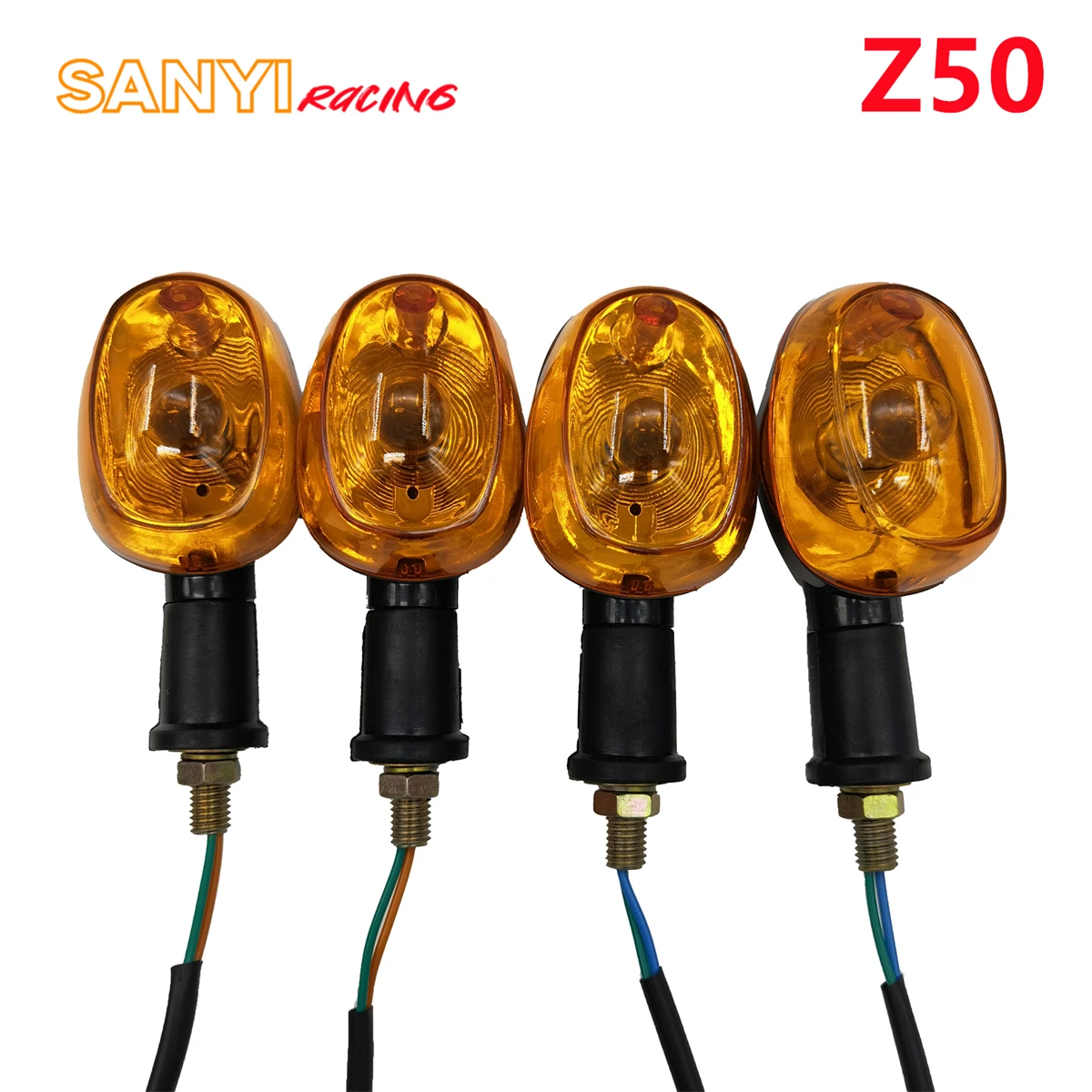 1Pcs Front & Rear Chopper Turn Signal Light Cafe Racer Indicator ...