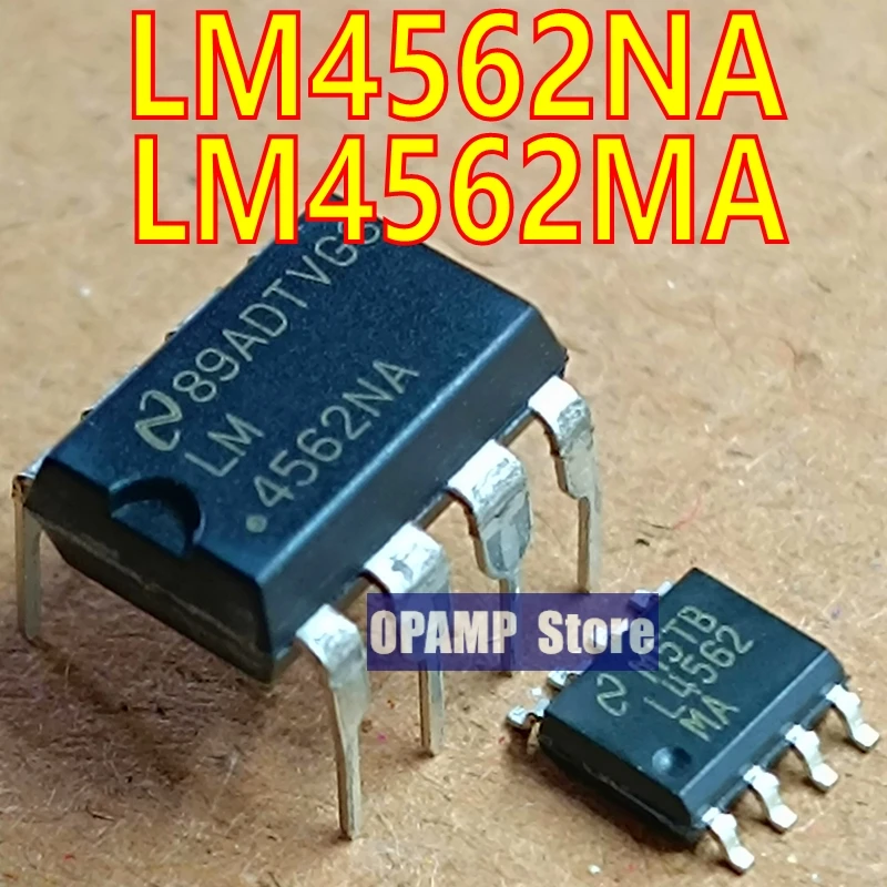 LM4562-LM4562NA-LM4562MA-L4562MA-dual-OPAMP-DIP-SOIC-all-stock-HIFI ...