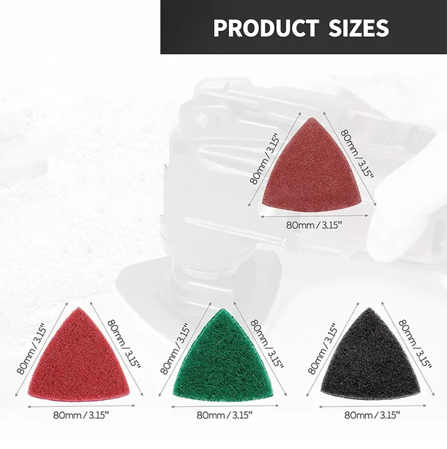 131 Pcs Oscillating Tool Sanding Pad Kit with Multitool Sandpaper for ...