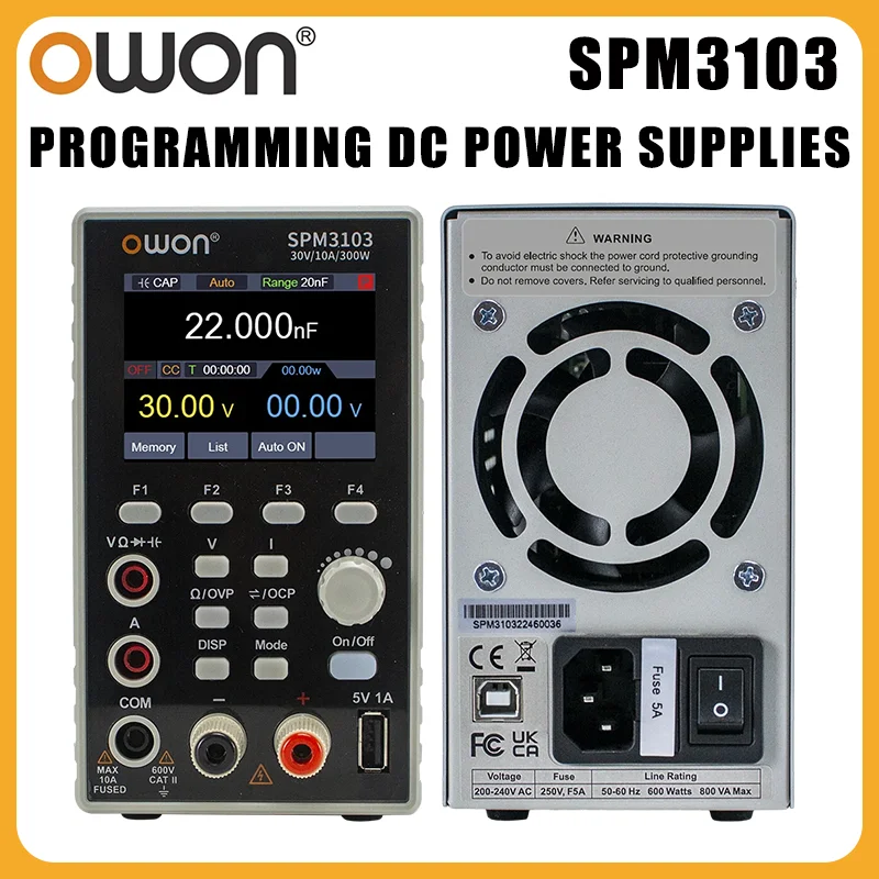 OWON-SPM3103-SPM6103-SPM6053-Programmable-Lab-Power-Supply-Multimeter-Regulated-Power-Supply ...