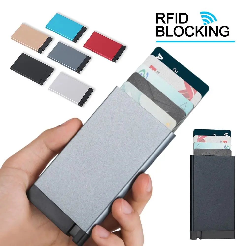 Aluminum-Alloy-Credit-Card-Holder-Automatic-Pop-Up-RFID-Card-Case-Anti ...