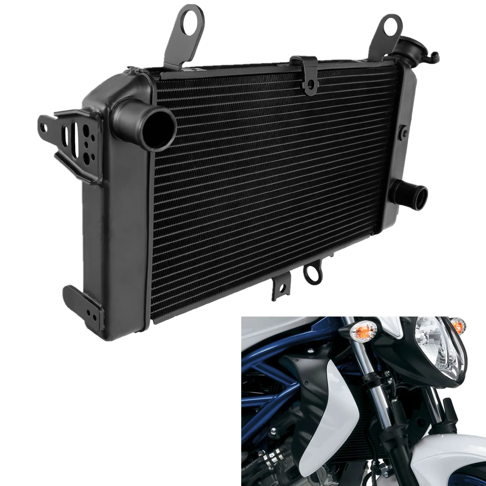 Radiator-For-Suzuki-SFV650-Gladius-ABS-2009-2016-Motorcycle-Engine ...