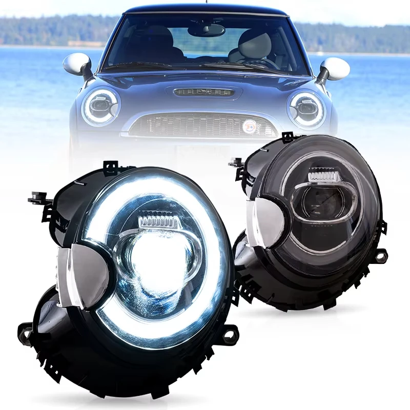 NORSEN Factory LED Head Lights R56 R57 R58 R59 Animation DRL Headlights ...