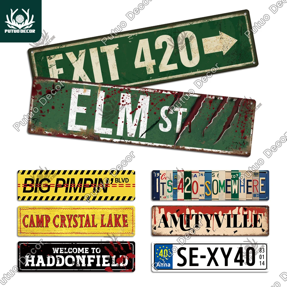 Putuo-Decor-Street-Sign-Stoner-420-Accessories-Plaque-Metal-Wall-Art ...
