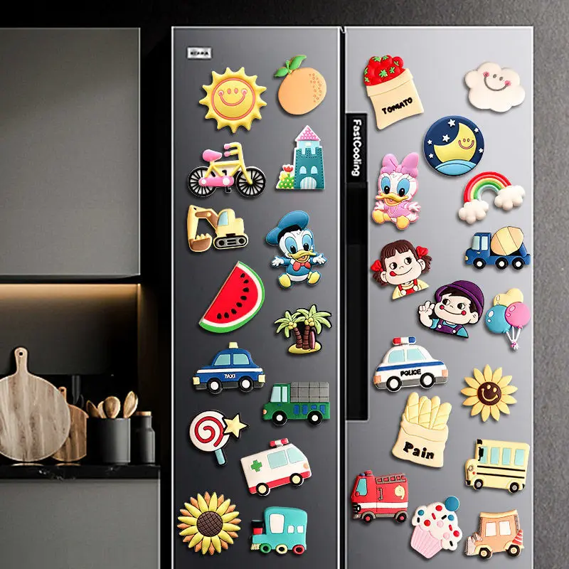One-Set-Funny-Magnetic-Fridge-Magnets-for-Children-Cartoon-Animal ...