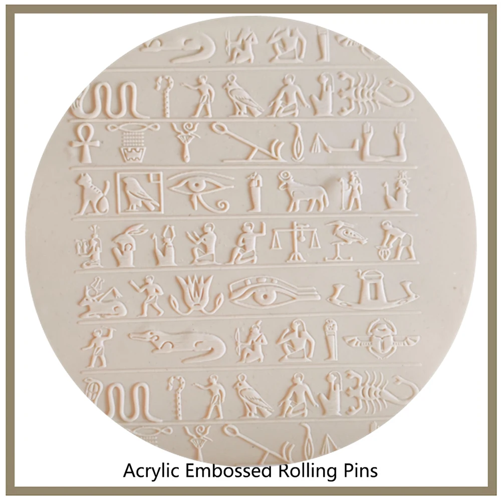 Ancient-Egyptian-Symbols-Prints-Laser-Engraved-Clay-Embossed-Rolling ...