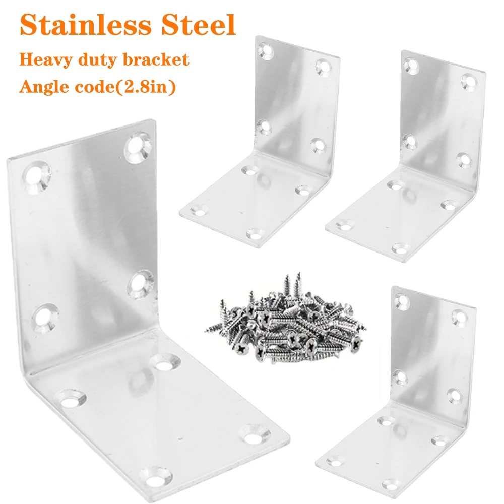 Stainless-steel-heavy-duty-Angle-bracket-L-shaped-Angle-flat-repair ...