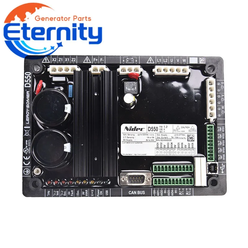 Leroy-Somer-D550-AVR-Automatic-Regulator-For-Alternators-To-Control ...