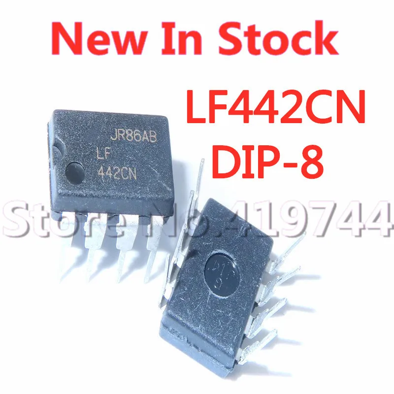 5 unids/lote 100% calidad LF442CN LF442 DIP-8 Chip amplificador ...