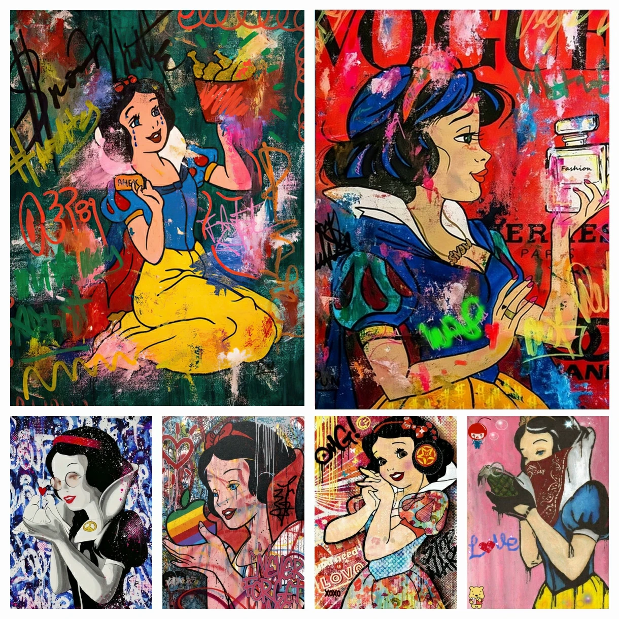 Disney Snow White Painting