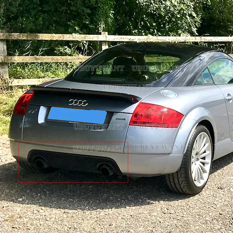For Audi TT 8N Sport Coupe Convertible 2 Door Rear Bumper Diffuser Lip Spoiler Protector Rear Carbon Fiber 2004 2005 2006 AliExpress 34