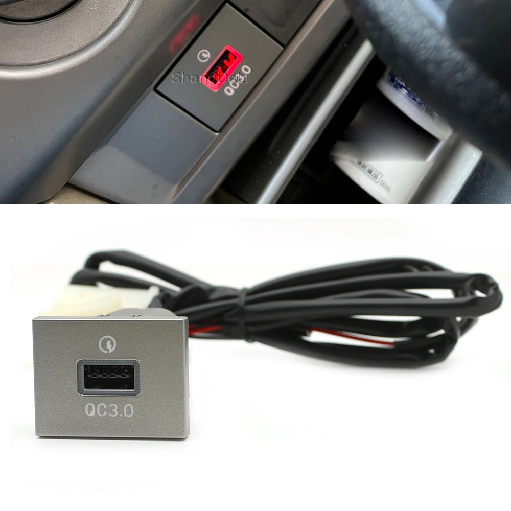 Quick-Car-Charger-Socket-12V-24V-USB-Charging-Outlet-Power-Adapter-QC3 ...