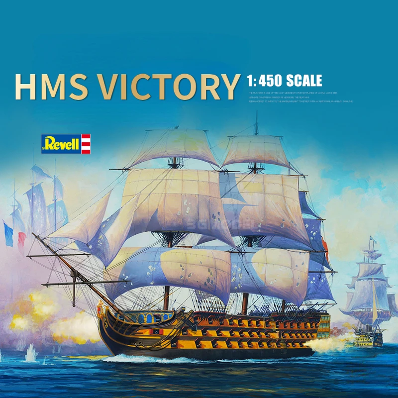Revell-05819-Assembly-Model-Ship-1-450-Scale-HMS-Victory-Sailboat-Model ...