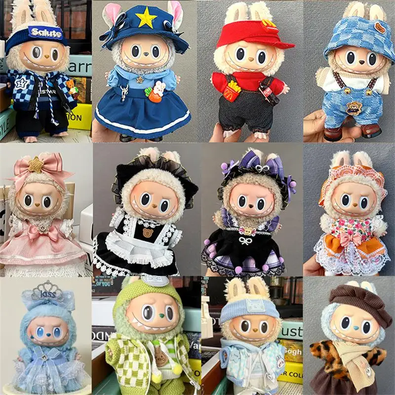 Labubu Doll Clothes 1/2/3 Generation Labubu Doll Dress Up Props Diy ...