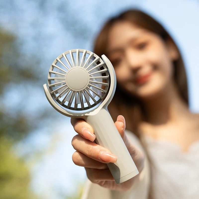 2024-New-Mini-Handheld-Fan-USB-Rechargeable-Portable-Fan-3-Speed ...