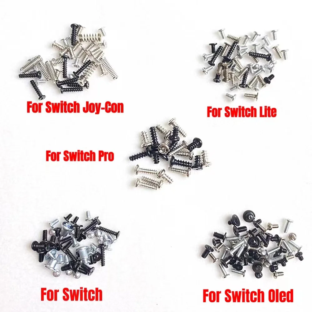 1Set Console Housing Screw For Switch NS Lite Oled Pro Full Set Screw ...