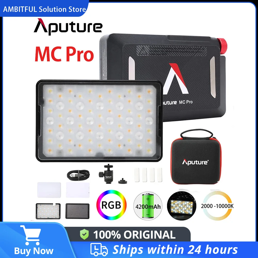 Aputure MC Pro 5W RGBWW Mini Pocket Light: The Ultimate Tool for Mobile ...