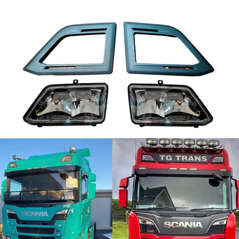 1pair-Led-Top-Lamp-for-SCANIA-Truck-Doom-Fog-lights-Oem-LH-2552708-RH ...