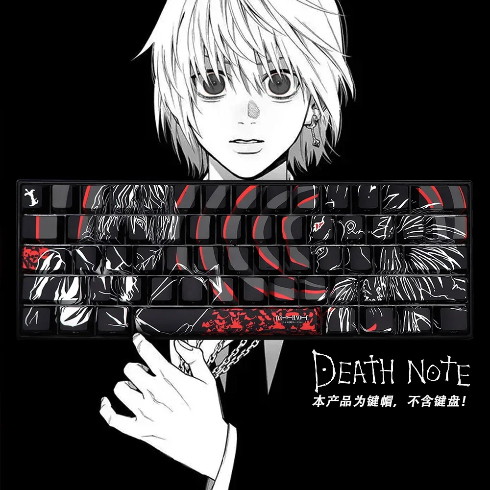 136-Keys-Death-Note-Keycap-Cherry-Profile-PBT-Dye-Sublimation-DIY ...