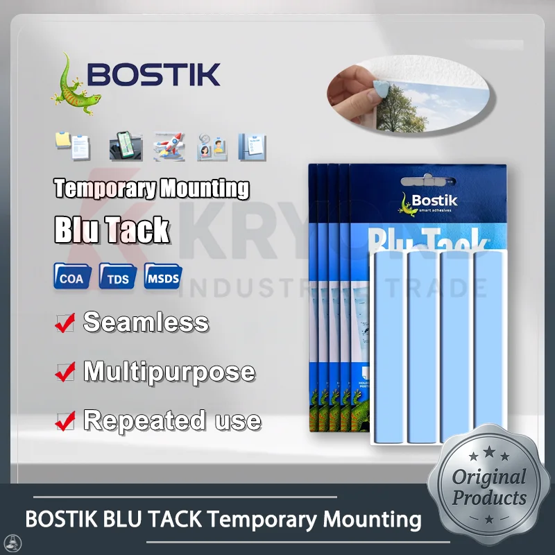 Bostik Blu Tack 75g Reusable Mounting Putty for Phone Screen Cleaning ...