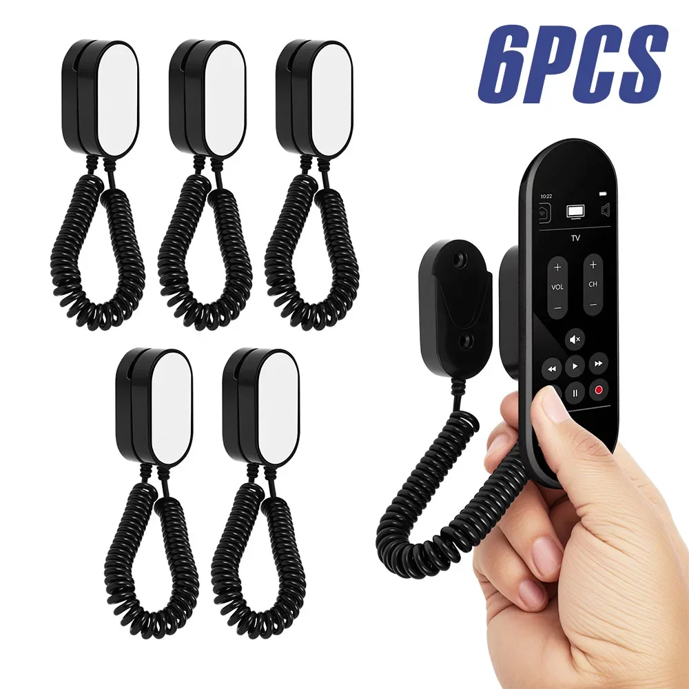 6Pcs Magnetic Remote Control Holder ABS Wall Mounted TV Air ...
