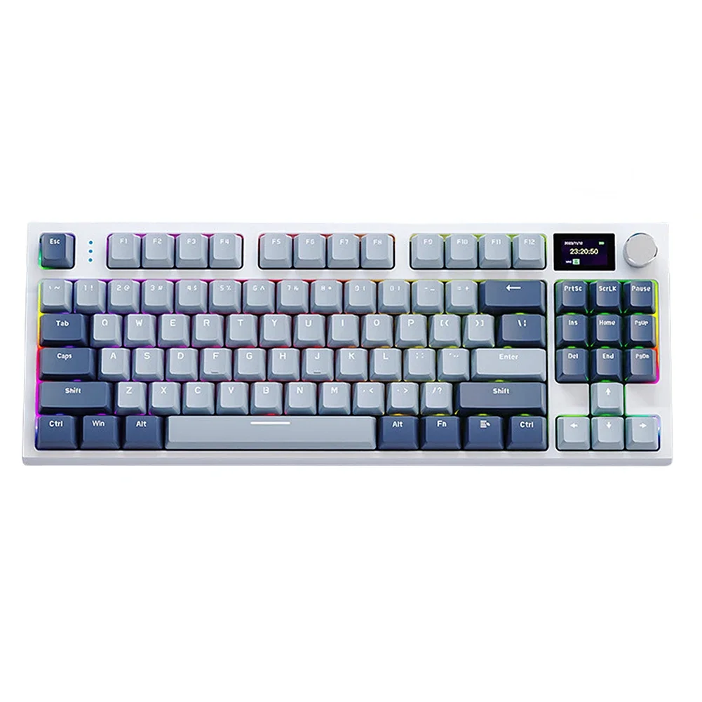 Teclado mecánico K86 para juegos, 87 teclas, retroiluminación RGB ...