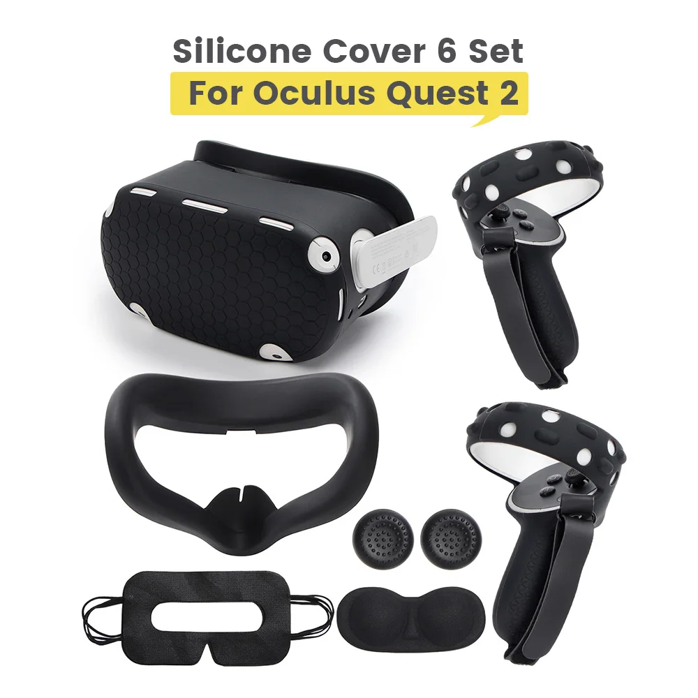 VR-Silicone-Protective-Cover-Set-For-Oculus-Quest-2-Touch-Controller ...