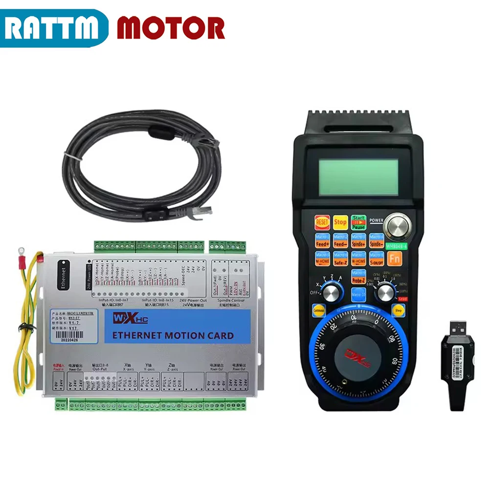 XHC 3/4/6 Axis USB Or Ethernet Mach3 CNC Motion Control Driver Card ...