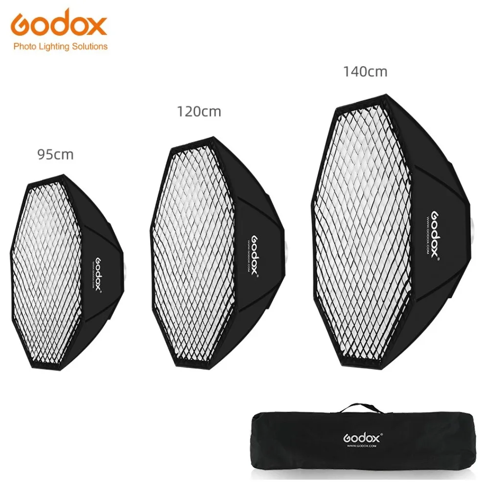Godox 95cm 120cm 140cm Studio Octagon Honeycomb Grid Softbox Reflector ...
