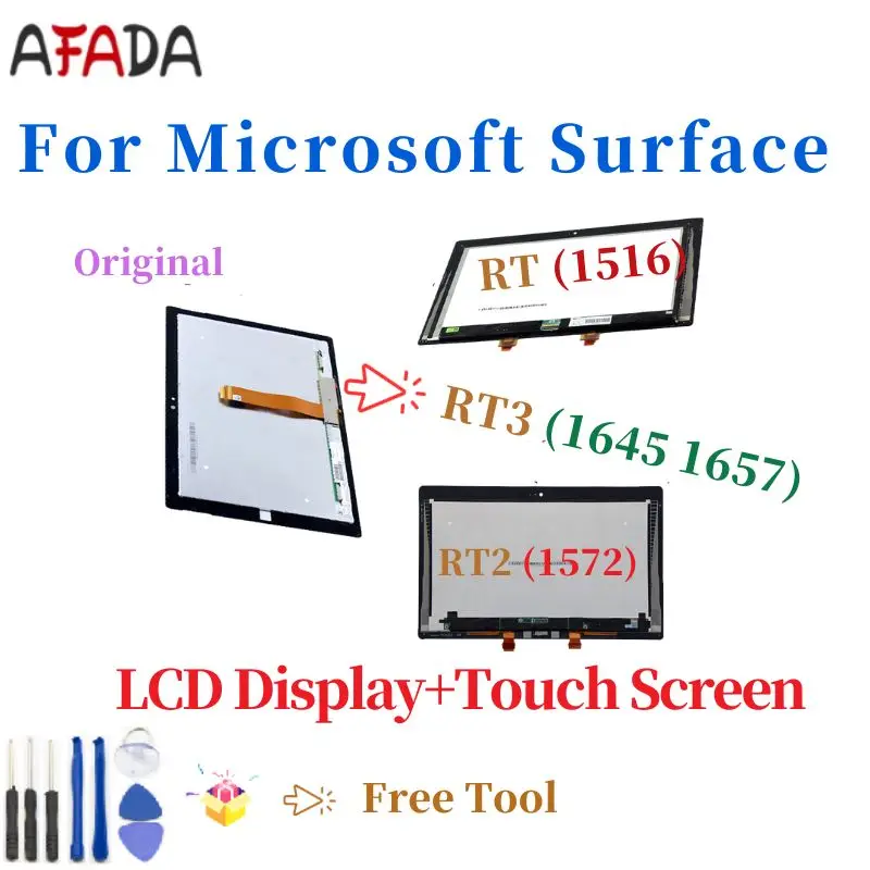 Pantalla-LCD-AAA-para-Microsoft-Surface-3-RT3-1645-1657-LCD-Surface-RT ...