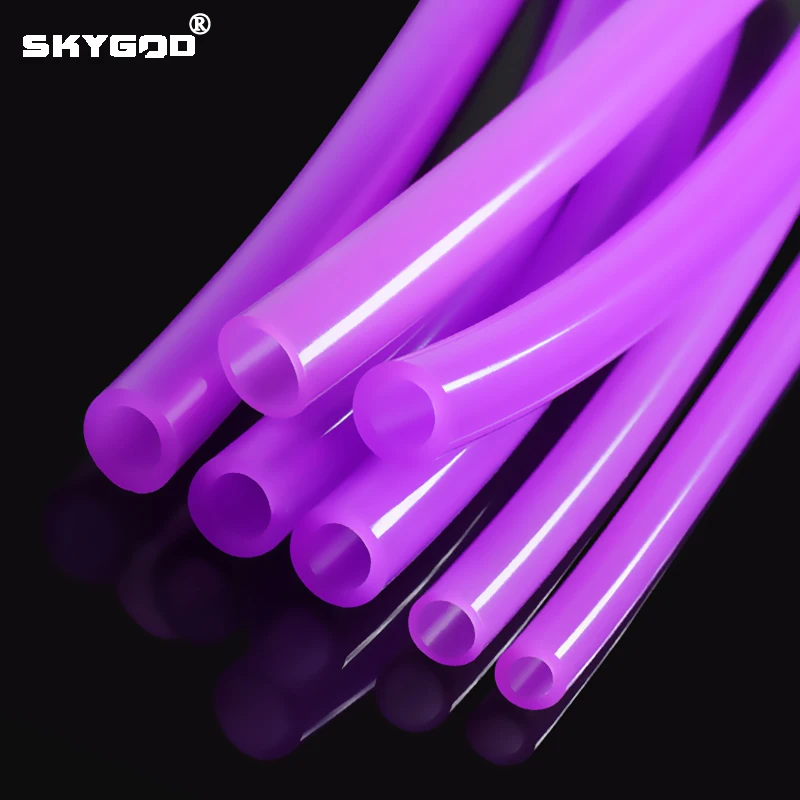 1-3-5-10M-Silicone-Tube-Food-Grade-Rubber-Hose-Purple-Flexible-Aquarium ...