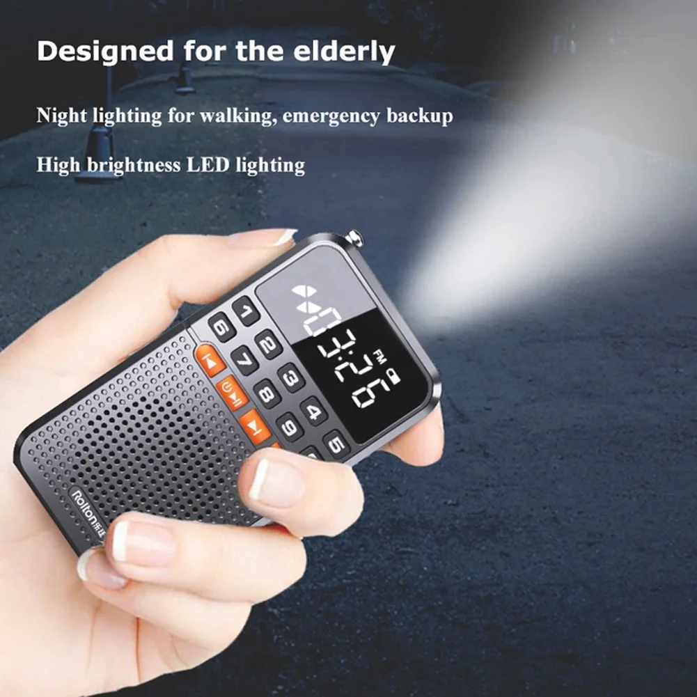 Rechargeable-Portable-FM-Radio-Digital-Radio-Recorder-Bluetooth ...