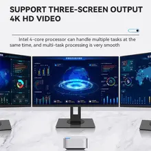 FIREBAT T8 Pro Plus Mini PC Intel 11th Gen Jasper Lake Celeron N5095 ...