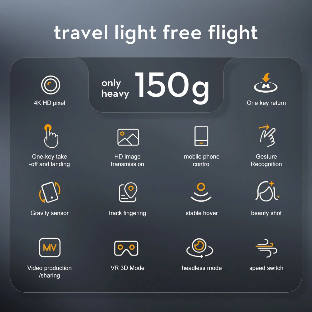 Blanc Mini 3 Pro 1B-Drone professionnel S6S Mini 3 Pro, GPS 4K, 5km, caméra HD, quadrirotor avec ...