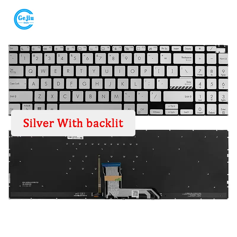 New Original Laptop Keyboard FOR ASUS M7600 K6500Z K3500P M6500Q ...