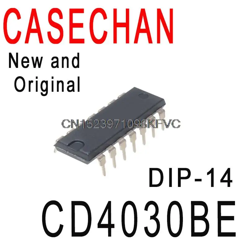 5PCS-New-and-Original-CD4030-DIP-14-Chip-Four-XOR-Gate-2-Inputs-In ...